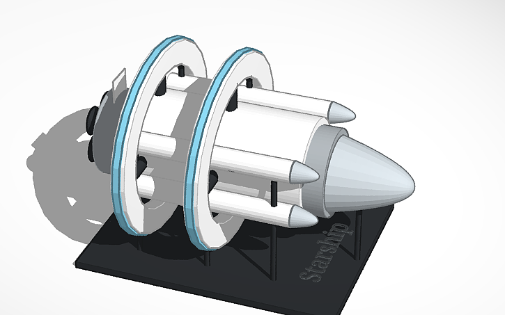 3D design The Starship I | Tinkercad