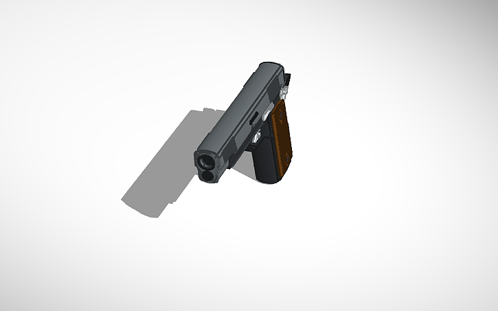 3D design pistol pistol pistol - Tinkercad