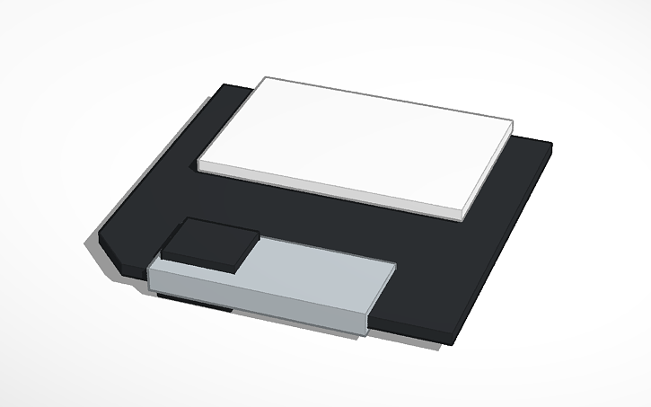 3d Design Level 3 Floppy Disk Tinkercad