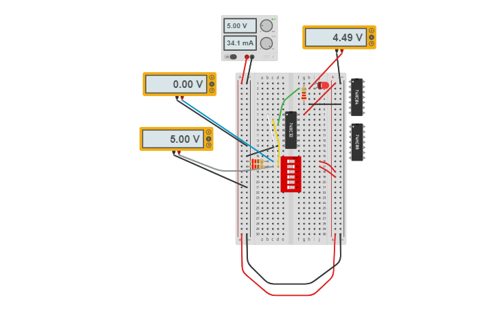 Circuit design lab3 | Tinkercad