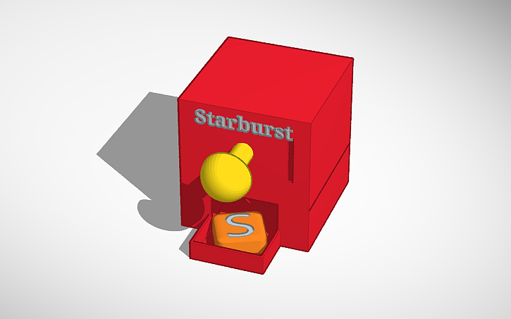 3D design Starburst candy dispenser | Tinkercad