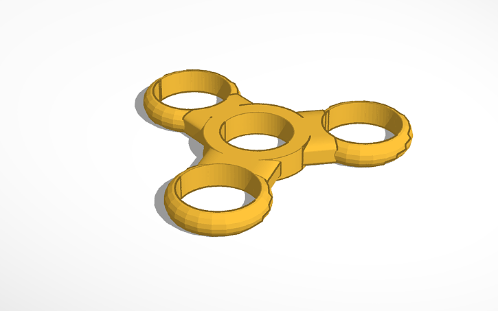 3D design classic spinner - Tinkercad