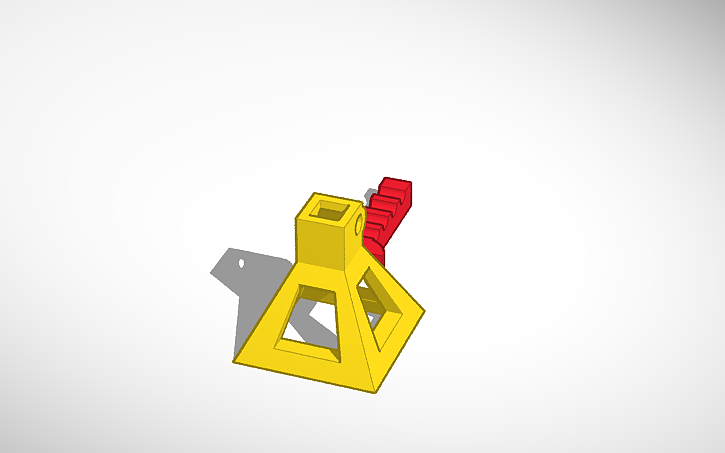 3D design adjustable jackstand - Tinkercad