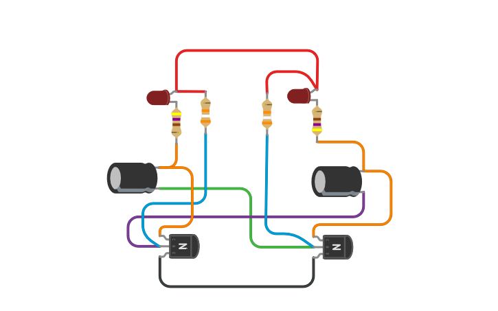 Circuit Design Blinker Circuit Tinkercad