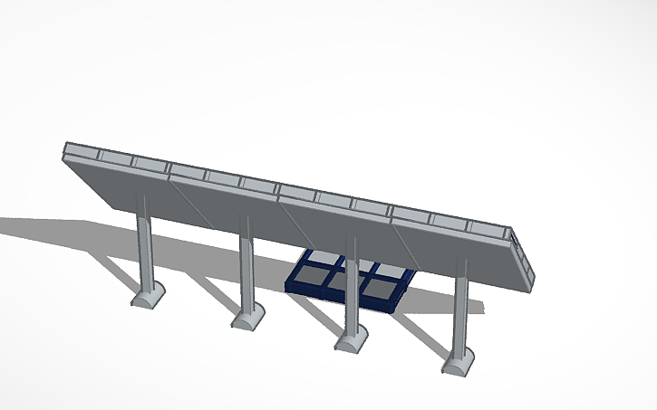 3D design panel solar - Tinkercad