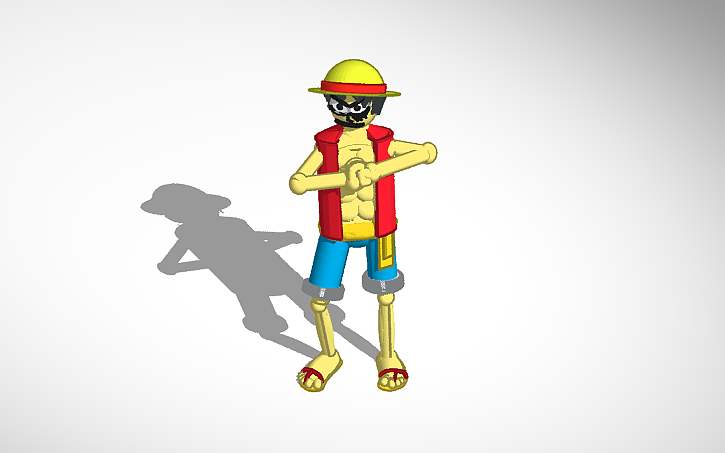 3D design Luffy (One Piece) | Tinkercad