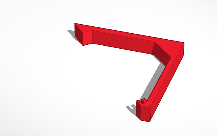 3D design 7 Inch HDMI LCD Stand - Tinkercad