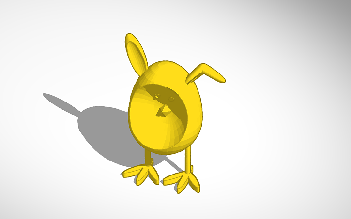 3D design EASTER egg - Tinkercad