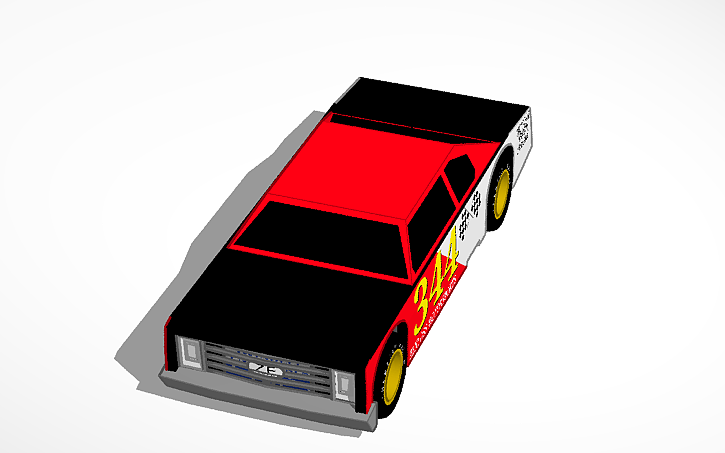 3D design Vintage Dirt Track Car - Tinkercad