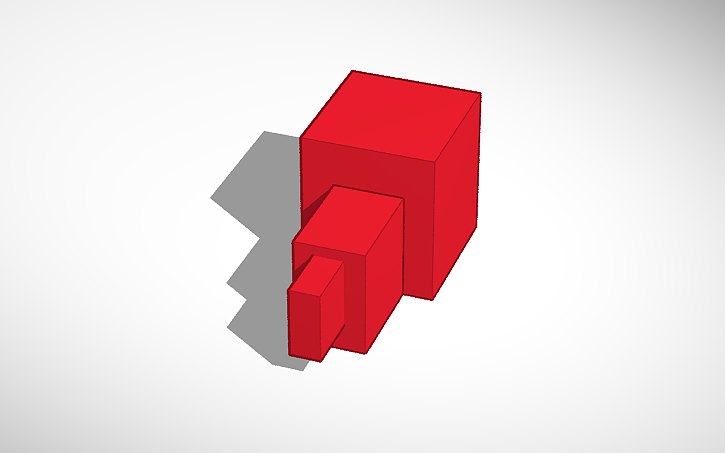 3D design Gundam rear wing back piece - Tinkercad