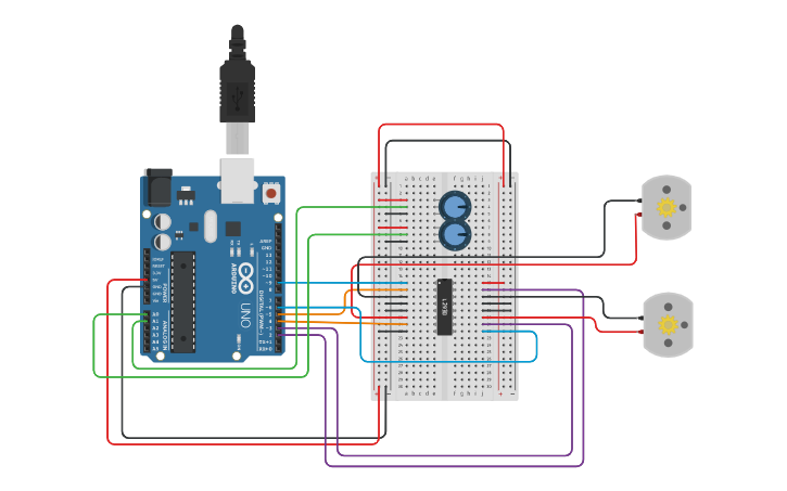 Circuit design Center Pivot Motor Controller | Tinkercad