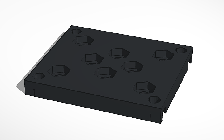 3D design MakeBlock Slider Plate - Tinkercad