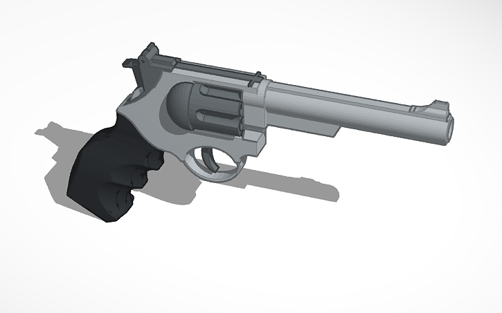 3D design Revolver - Tinkercad