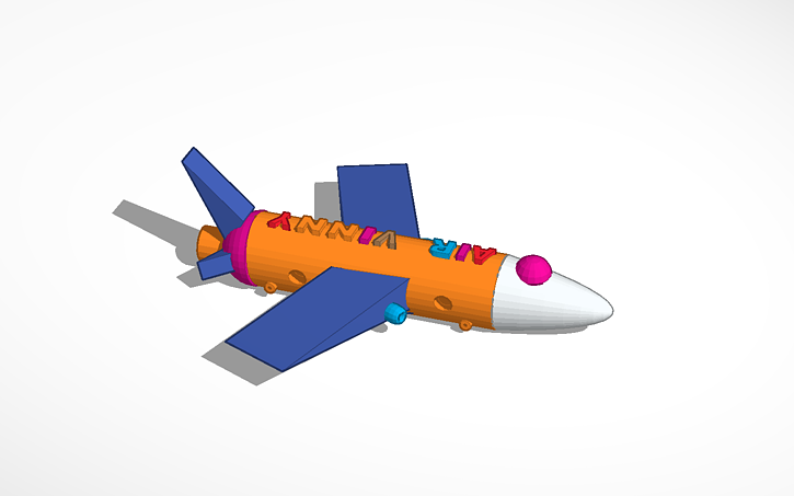 3D design Airplane | Tinkercad