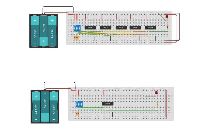 Circuit design circuito3 | Tinkercad
