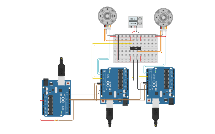 Circuit Design Xy Robot Tinkercad