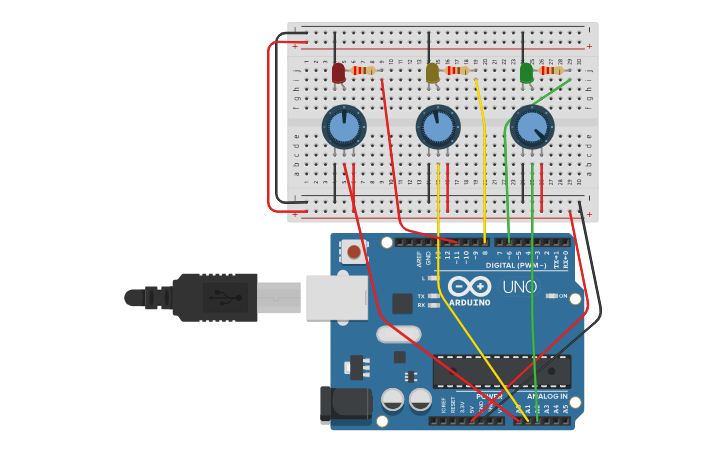 Circuit Design Practica 12 Tinkercad