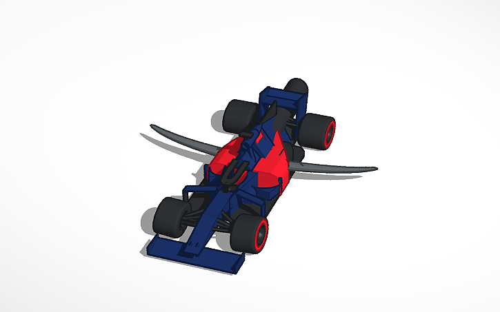3D design f1 flying car - Tinkercad