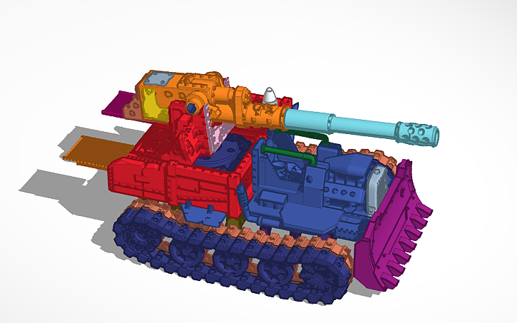 3D design Giant ORK gun Assembled OLD | Tinkercad