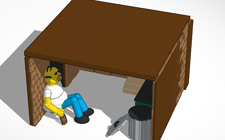3D design Homer Simpson. - Tinkercad