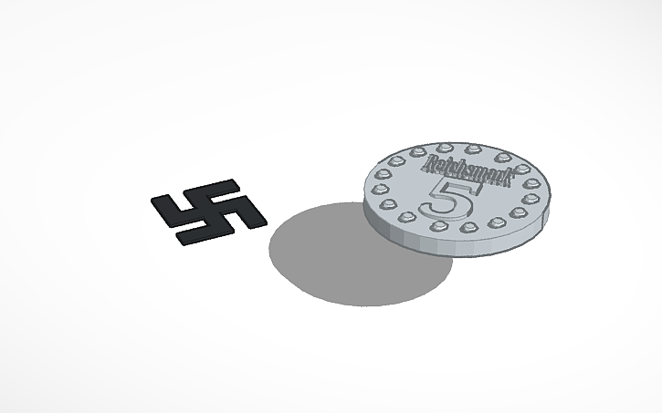 3D design Copy of Nazi coin - Tinkercad