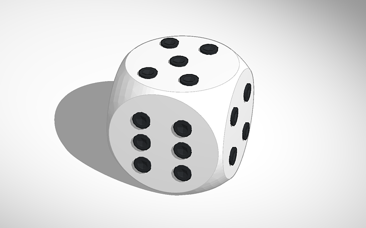 3D design Trick Die - Tinkercad