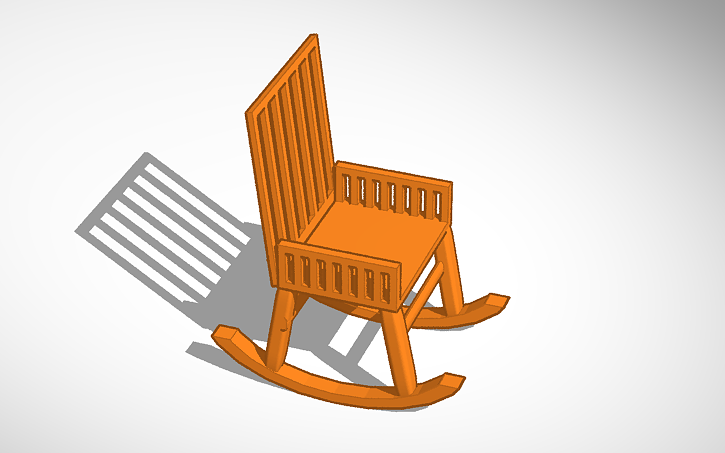 3D design Chair - Tinkercad