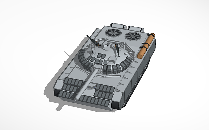 3D design tank - Tinkercad