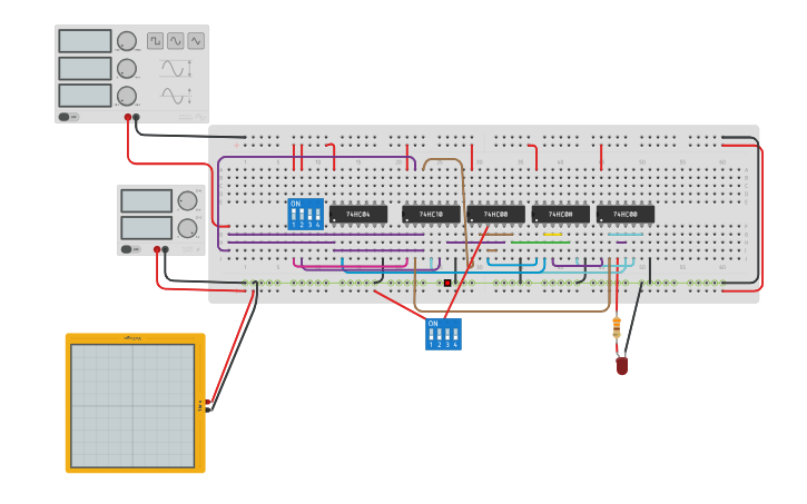 Circuit design FLIP FLOP JK (1) - Tinkercad