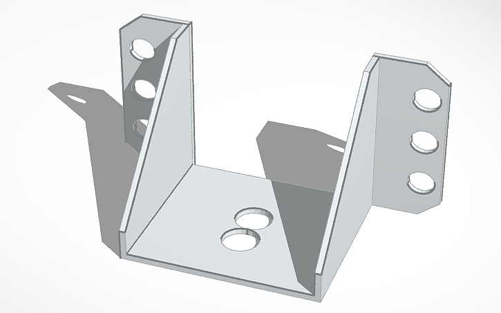 3D design Best robotics small motor Bracket - Tinkercad