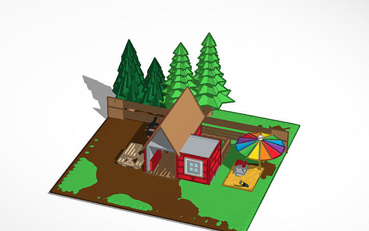3D design Sizzling Kasi-Blad - Tinkercad