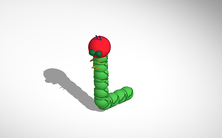 3D design The Very Hungry Caterpillar | Tinkercad