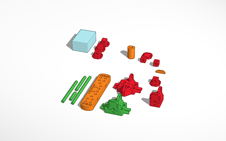 3D design LEGO Templates and Adapters Rev 4 - Tinkercad