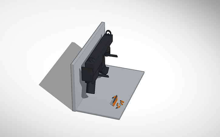 3D design Heckler & Koch MP5 - Tinkercad
