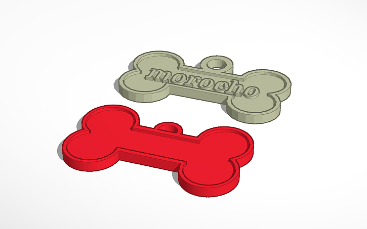 3D design perro - Tinkercad