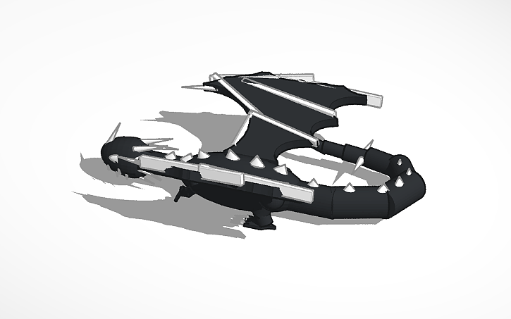 3D design Tiny dragon - Tinkercad