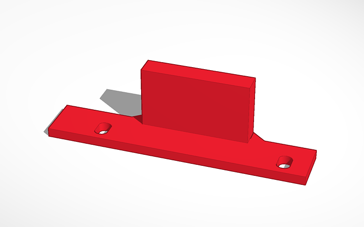 3D design Hettich Drawer Front Bracket (R) - Tinkercad