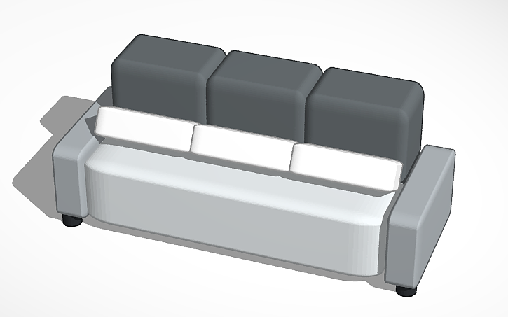 3D design Sofa - Tinkercad