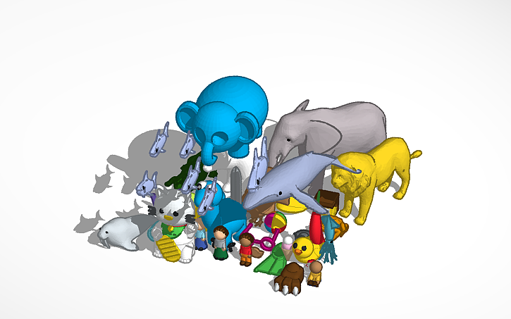3D design The creatures and characters of Tinker cad - Tinkercad