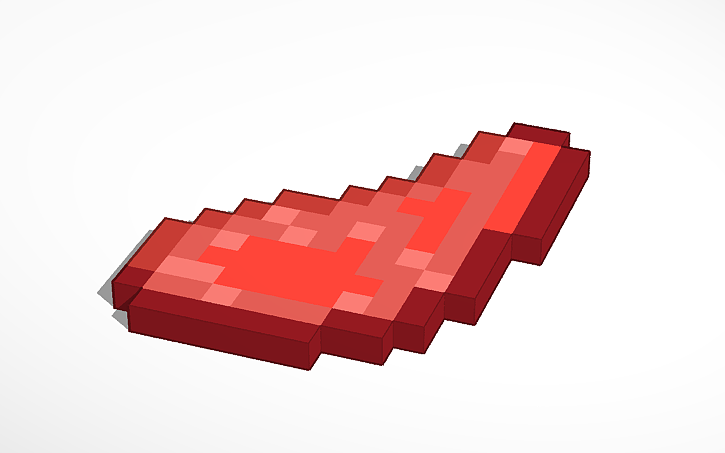 3D design Minecraft Raw Mutton | Tinkercad