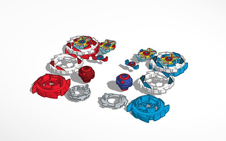 3D design Bey collection - Tinkercad