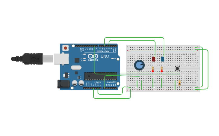 Circuit design Ralph Arduino | Tinkercad