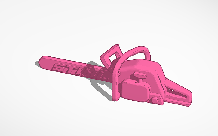3d Design Stihl Chainsaw Tinkercad