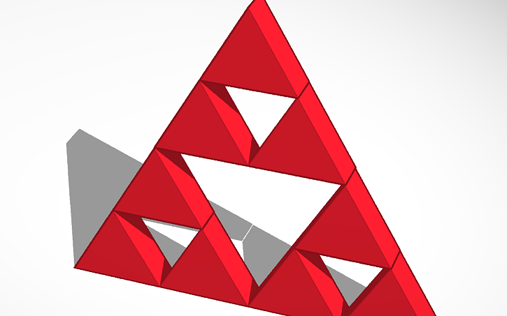 3D design Trit 9x 2d triangles | Tinkercad