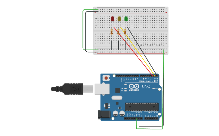 Circuit design Experimento 2 - Tinkercad