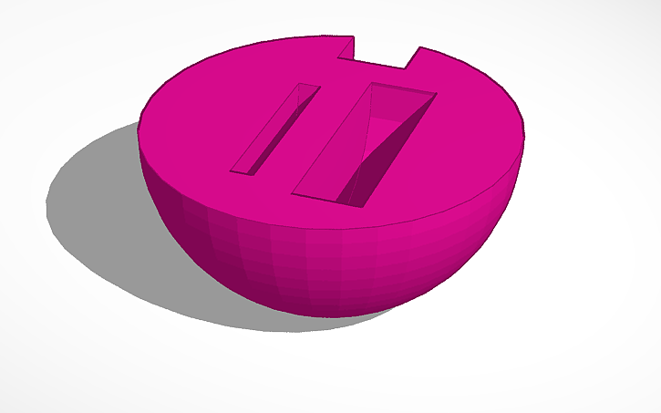 3D design Golden Snitch Ring Box Insert - Tinkercad