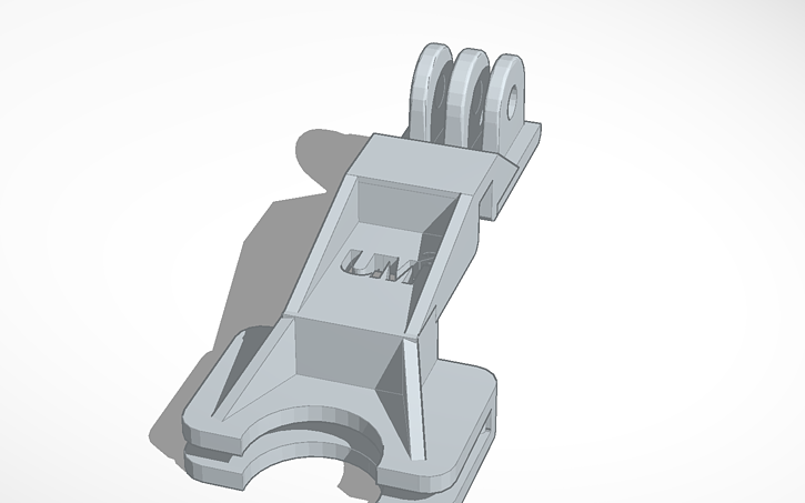 3D design Ultimaker 2 Platform GoPro Mount - Tinkercad