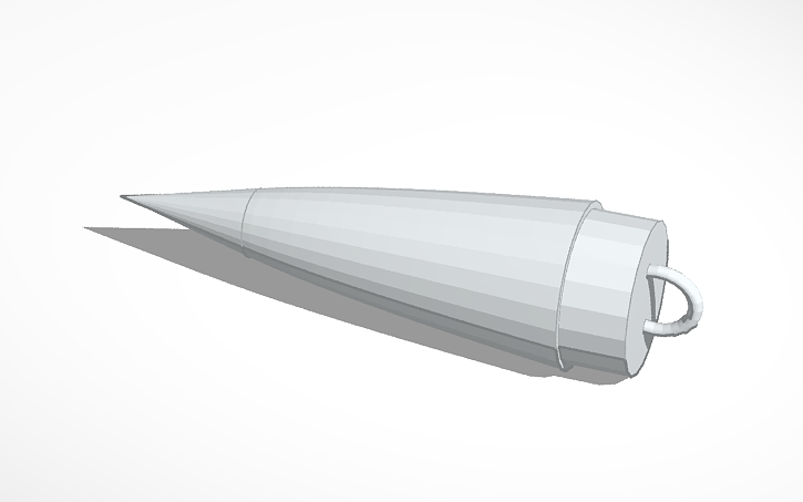 3D design Rocket Nose Cone - Tinkercad
