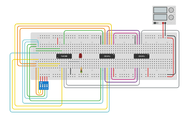 Circuit design Kukru Mpok Jeru - Tinkercad