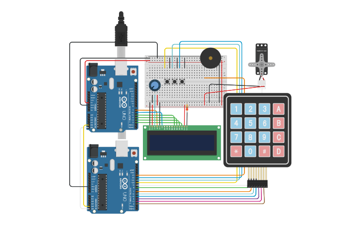Circuit design Proyecto, Primer Parcial Torres Ruben | Tinkercad